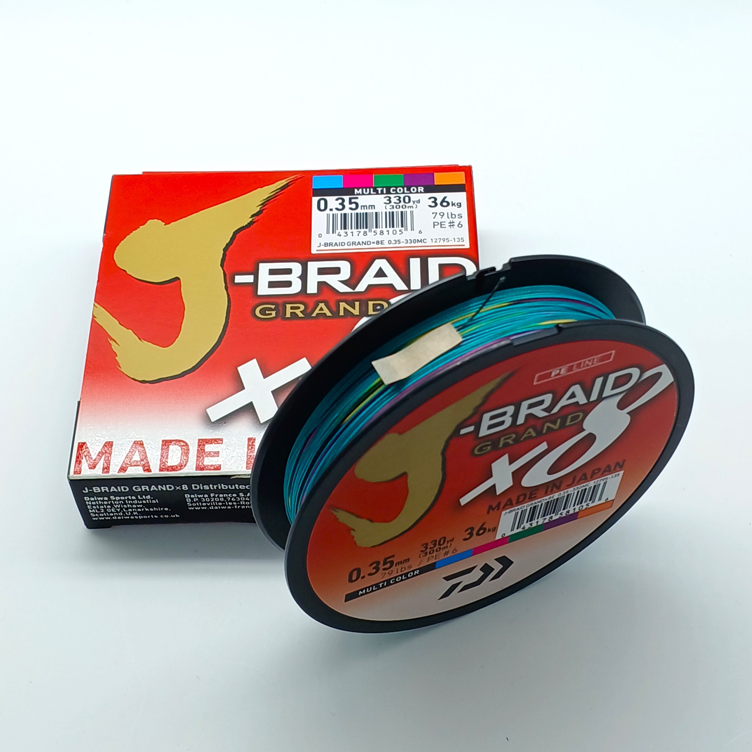 Tresse Daiwa J-Braid Grand 8 – 300m - DS Marine